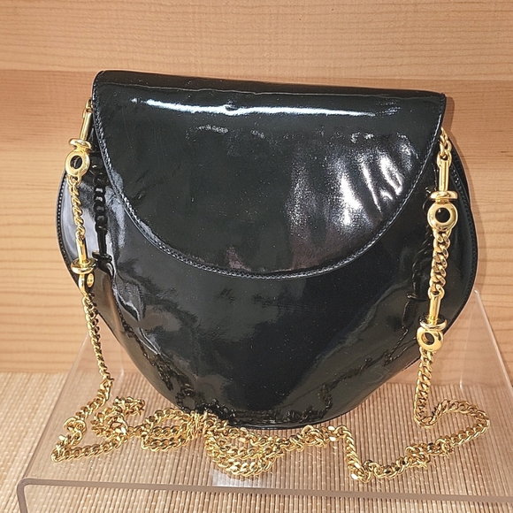 Rodo | Bags | Vintage Rodo Italy Black Patent Leather Bag | Poshmark